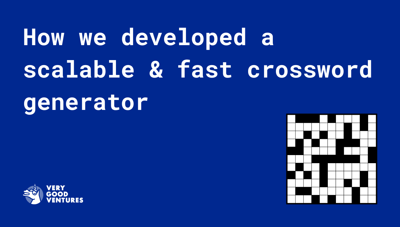 Developing a Scalable and Fast Crossword Engine